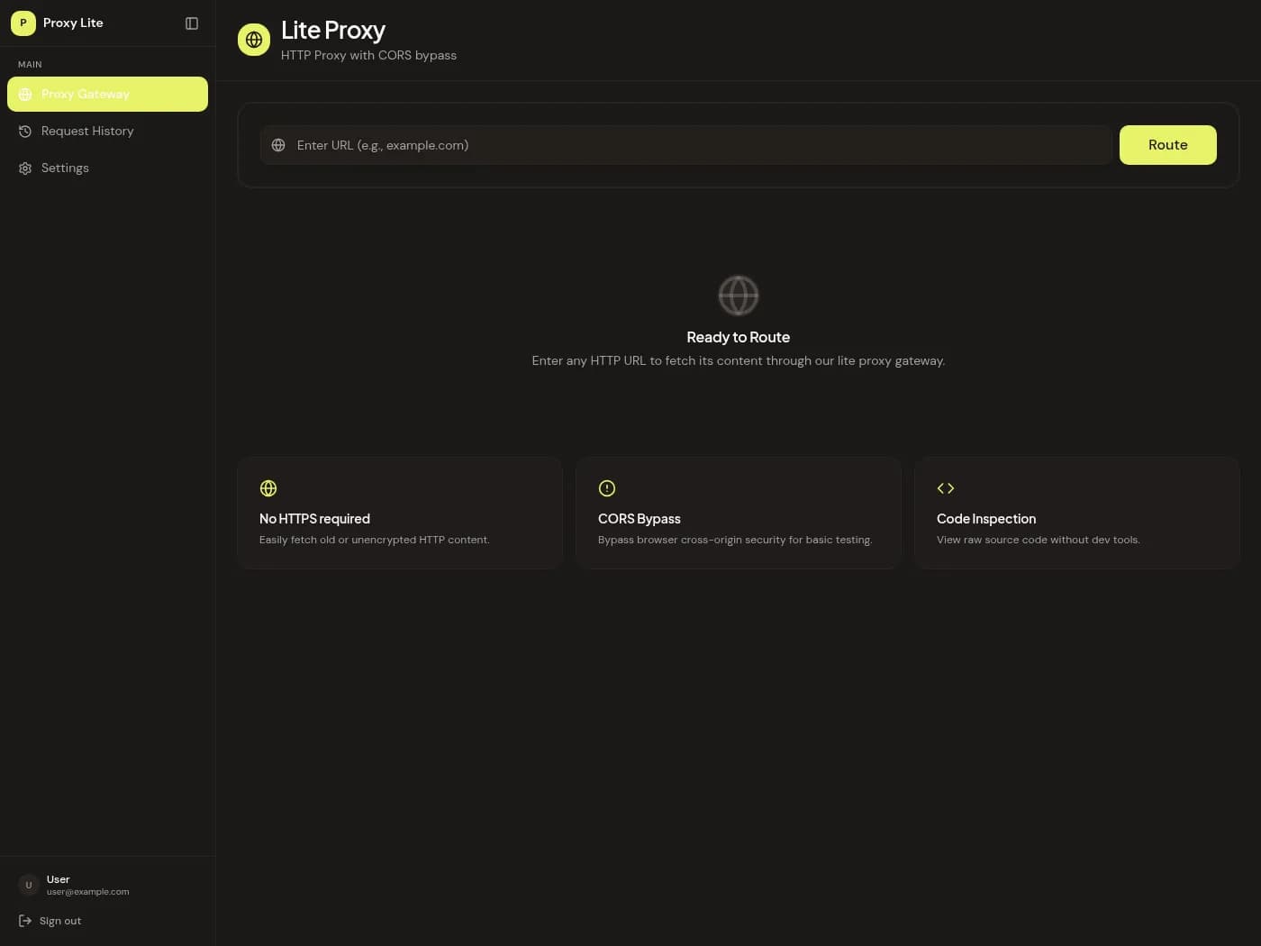 Simple Proxy Lite