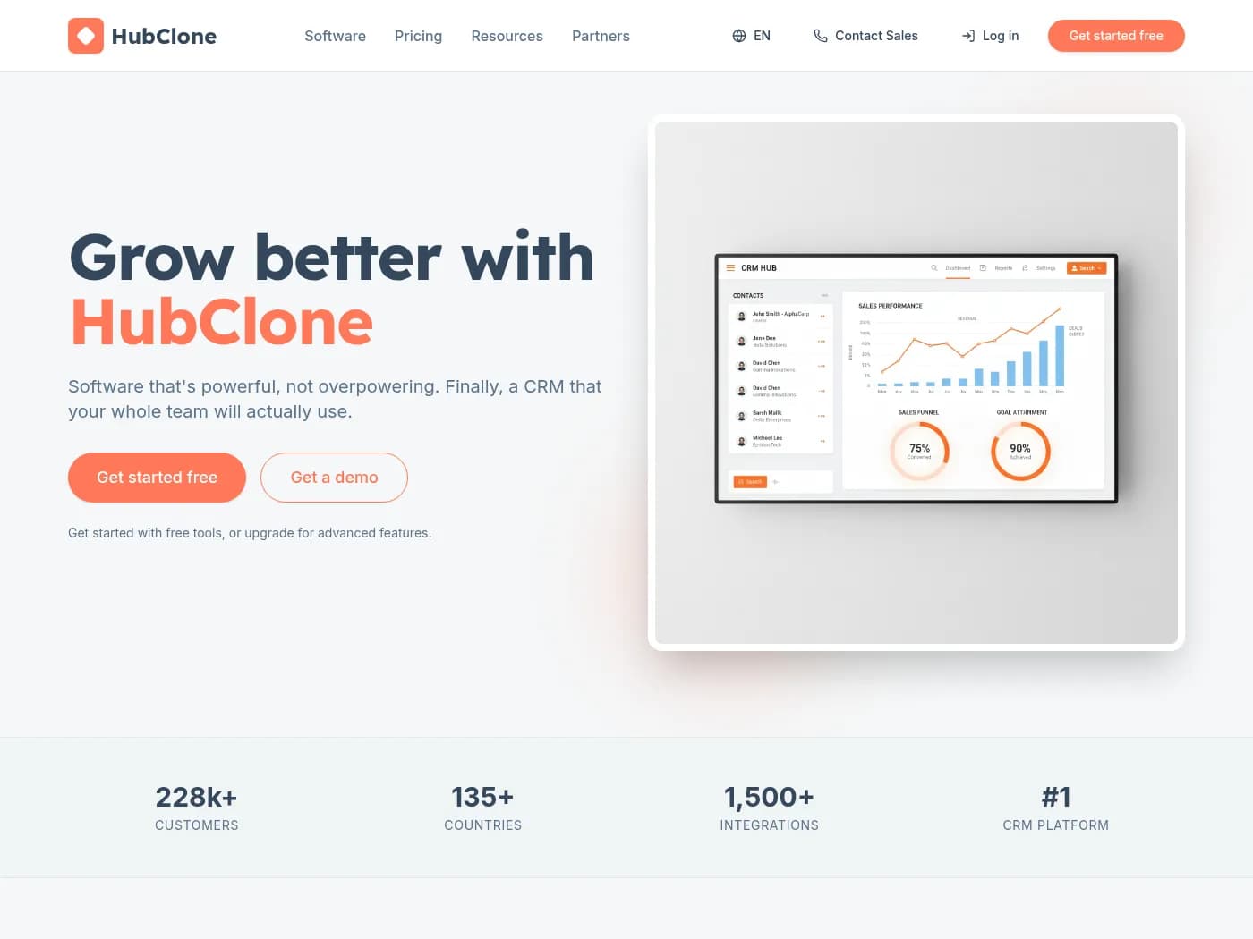 HubSpot CRM Clone