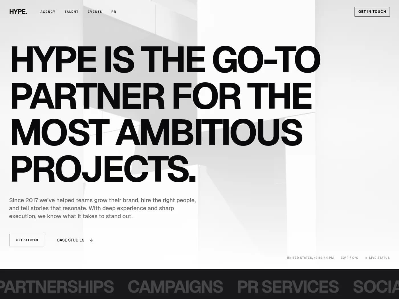 Hype Portfolio Template