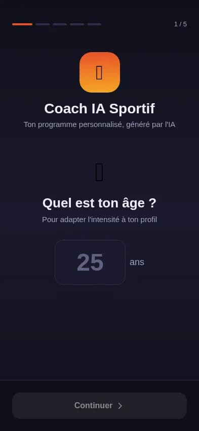 Coach IA Sportif Mobile