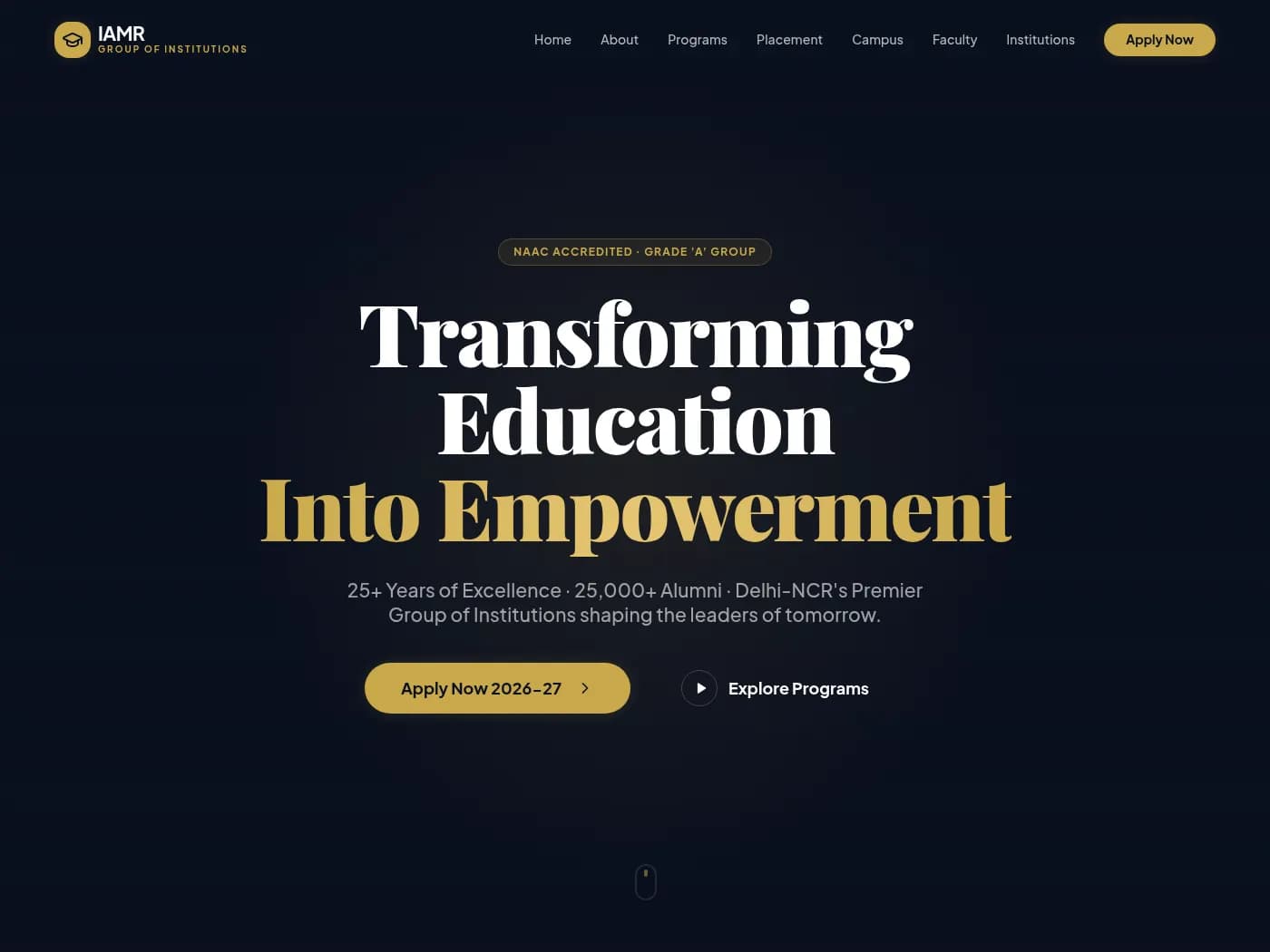 IAMR Elite Academic Site