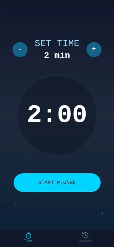 IceLog Cold Plunge Timer