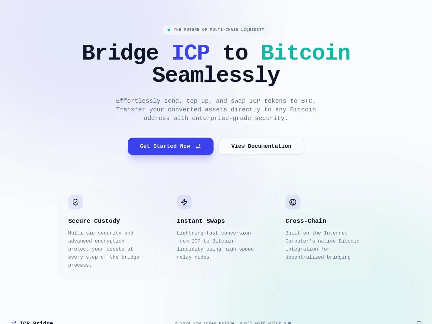 ICP Token Bridge