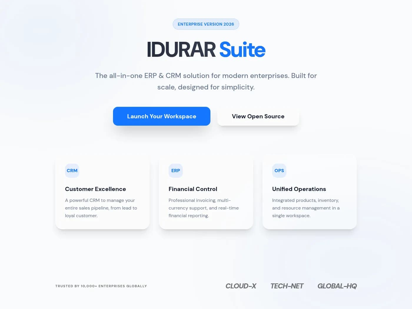 Idurar Enterprise Suite