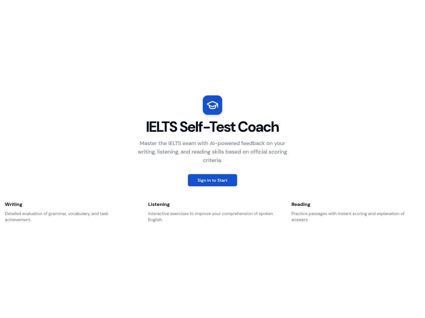 IELTS Self-Test Coach