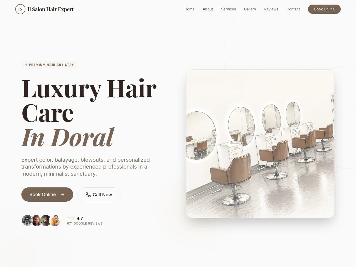 Il Salon Luxe Website