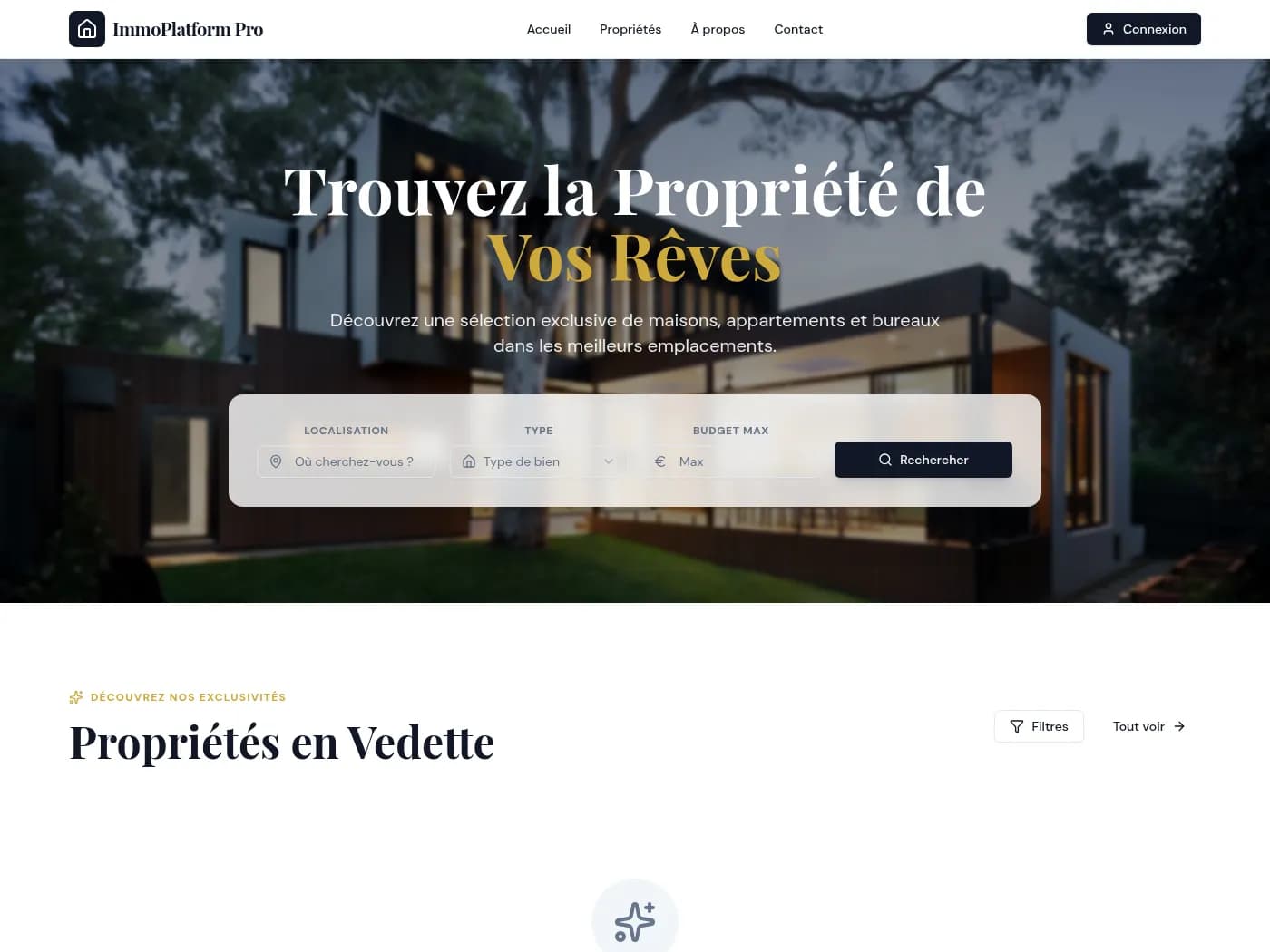 Immobilier Platform Pro