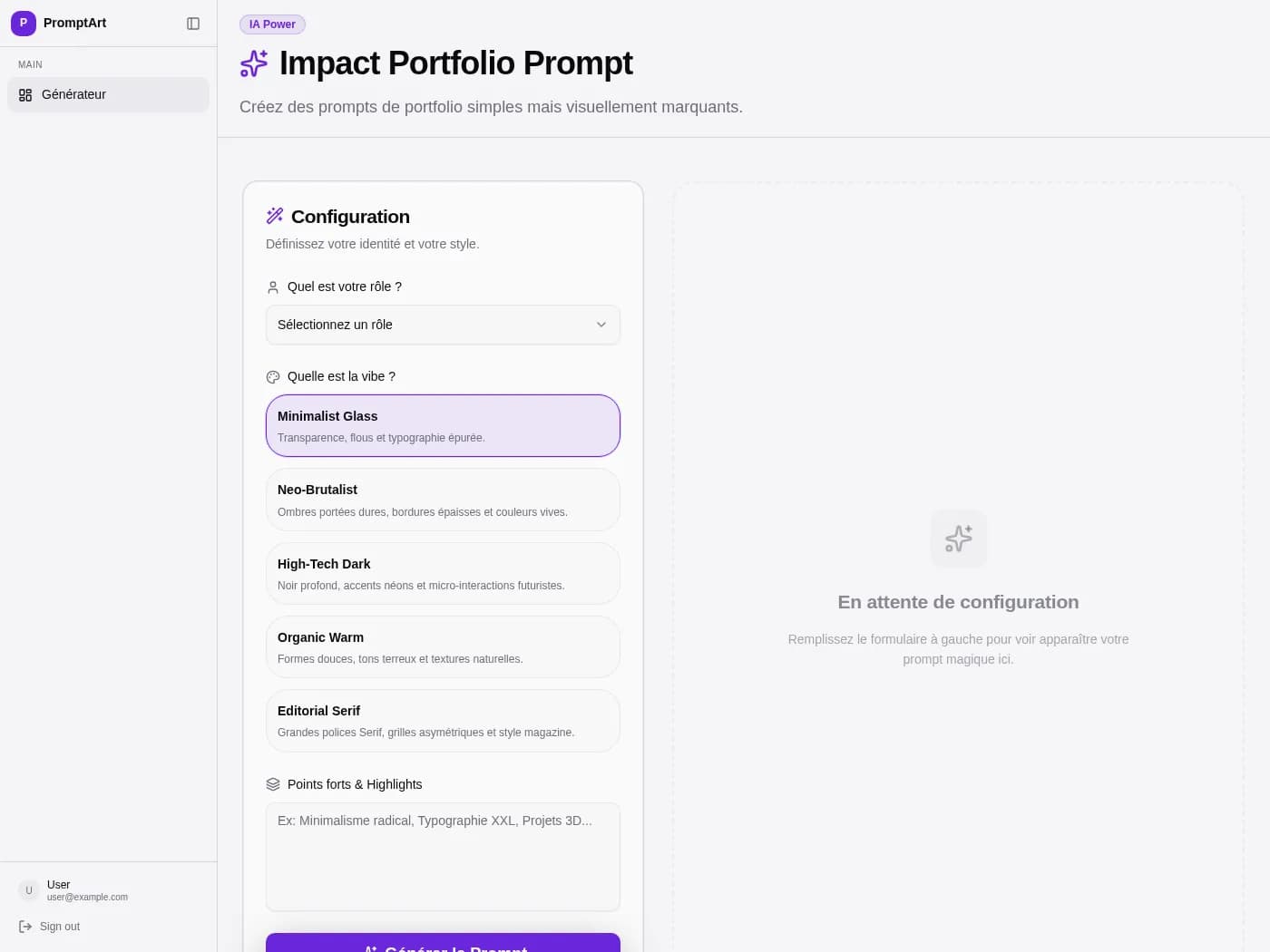 Impact Portfolio Prompt