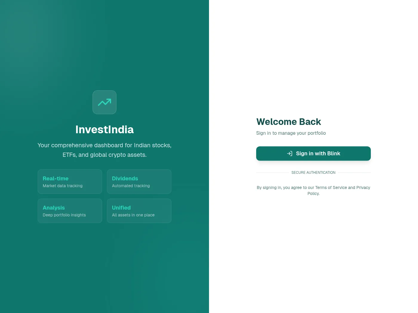 India Portfolio Dashboard