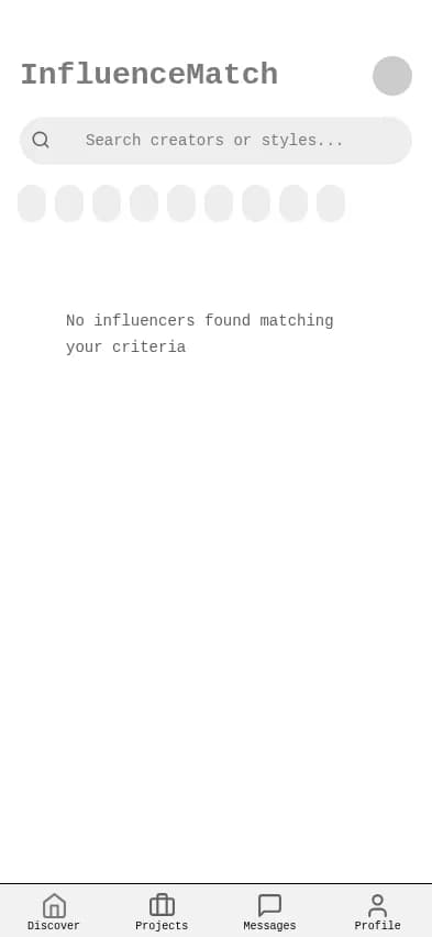 InfluenceMatch Marketplace