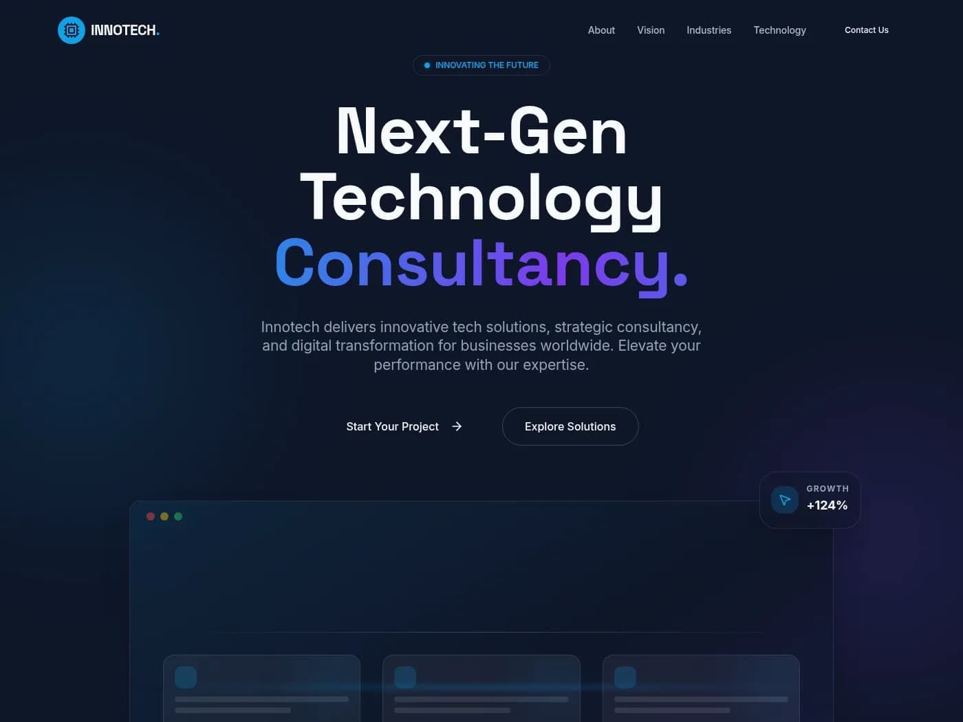 Innotech Modern Website
