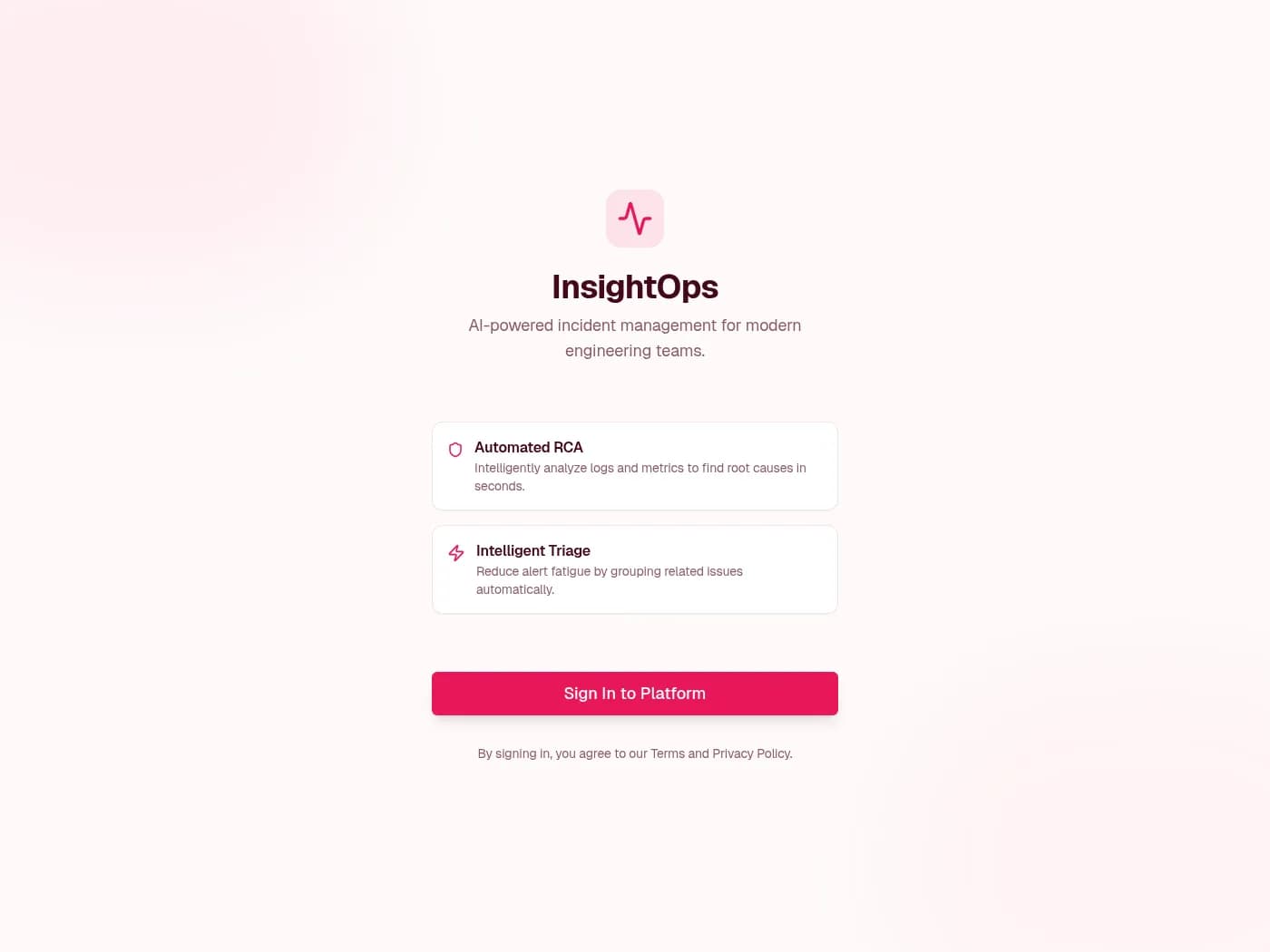 InsightOps Platform