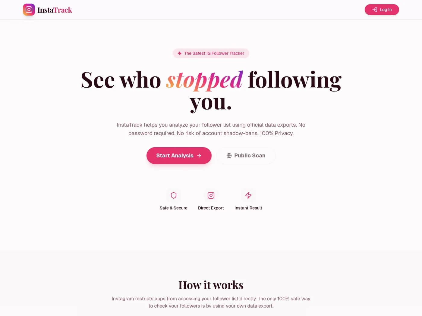 Insta Follower Tracker