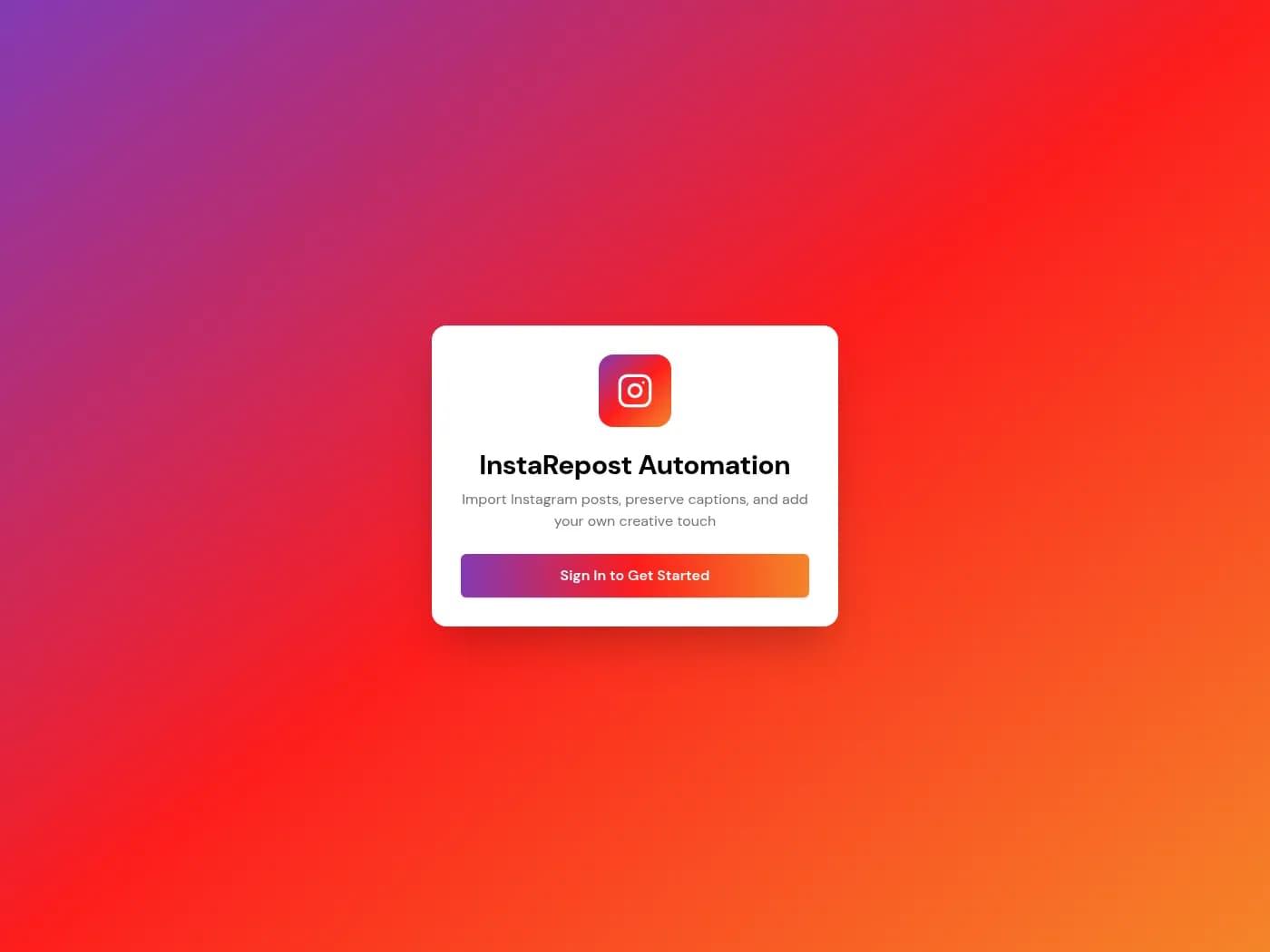 InstaRepost Automation