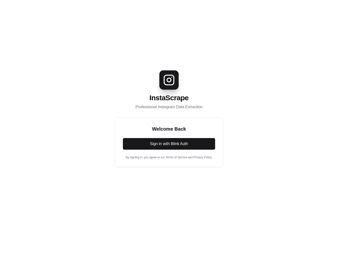 Insta Data Scraper