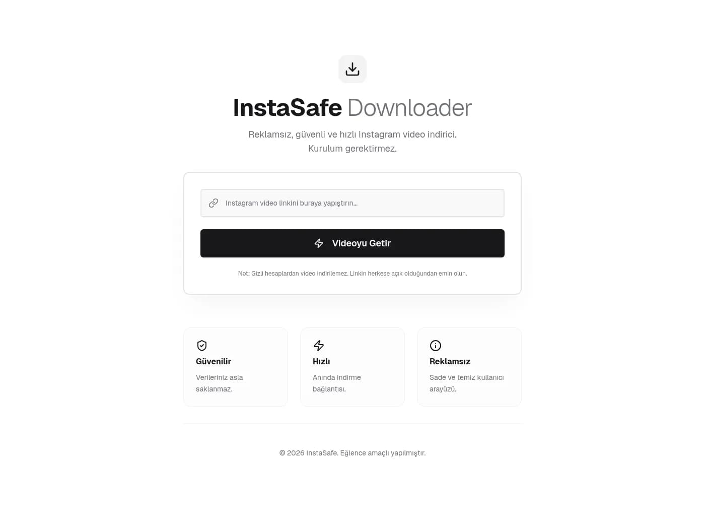 InstaSafe Downloader