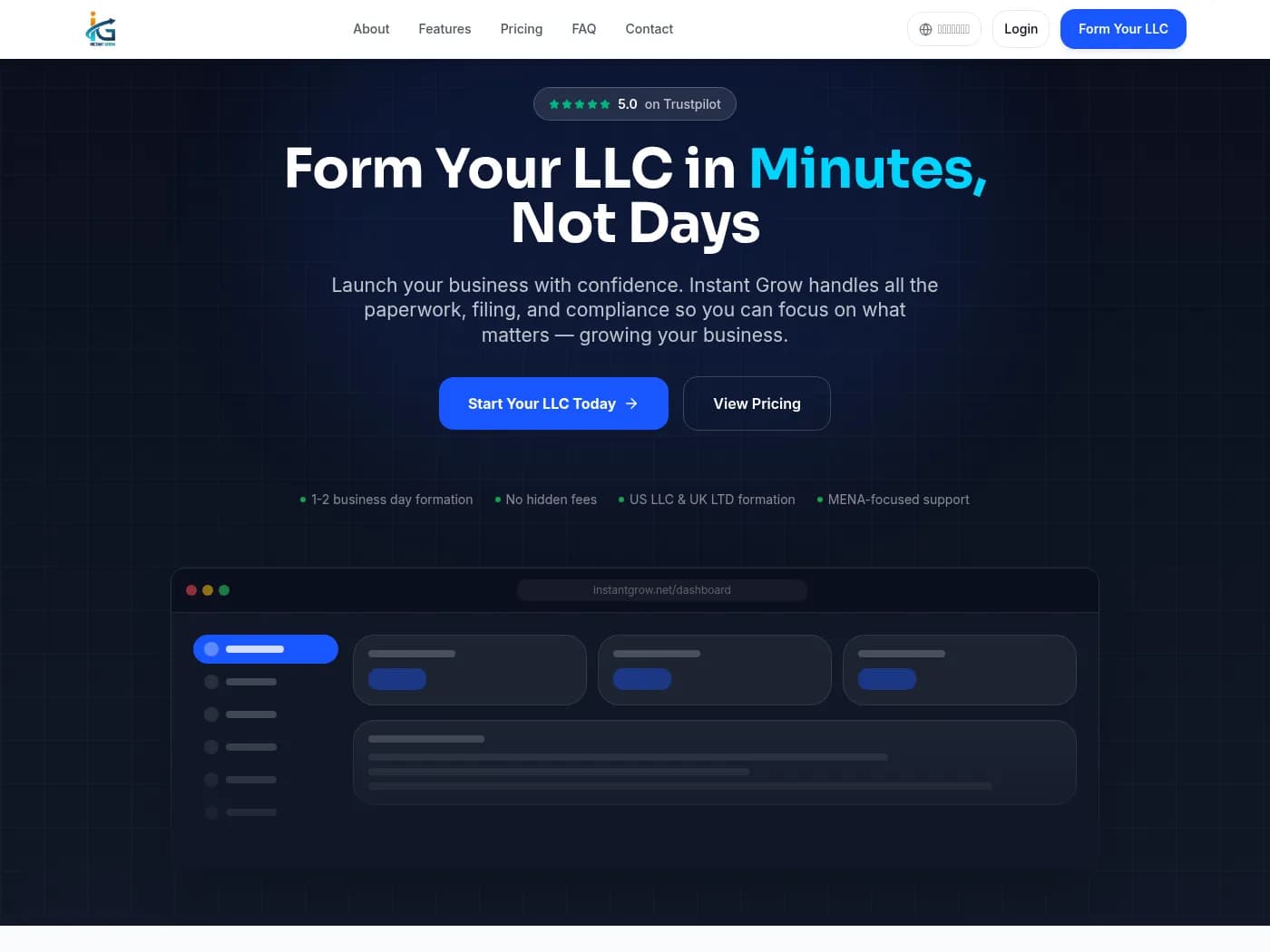 Instant Grow Portal