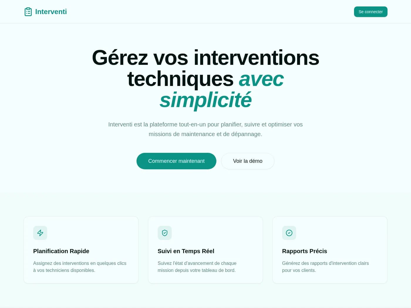 Intervention Manager