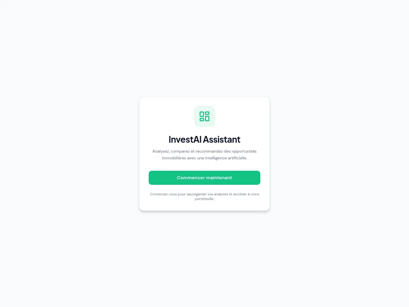 InvestAI Assistant