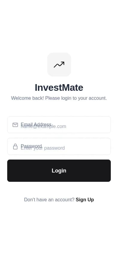 InvestMate Mobile App