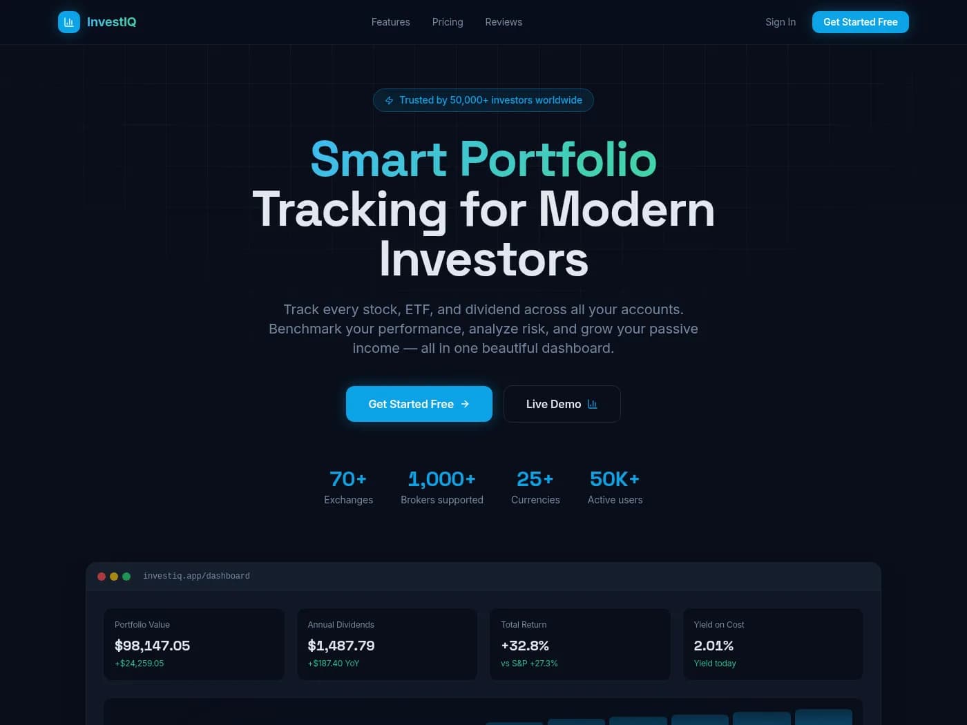 Investor Dashboard Pro