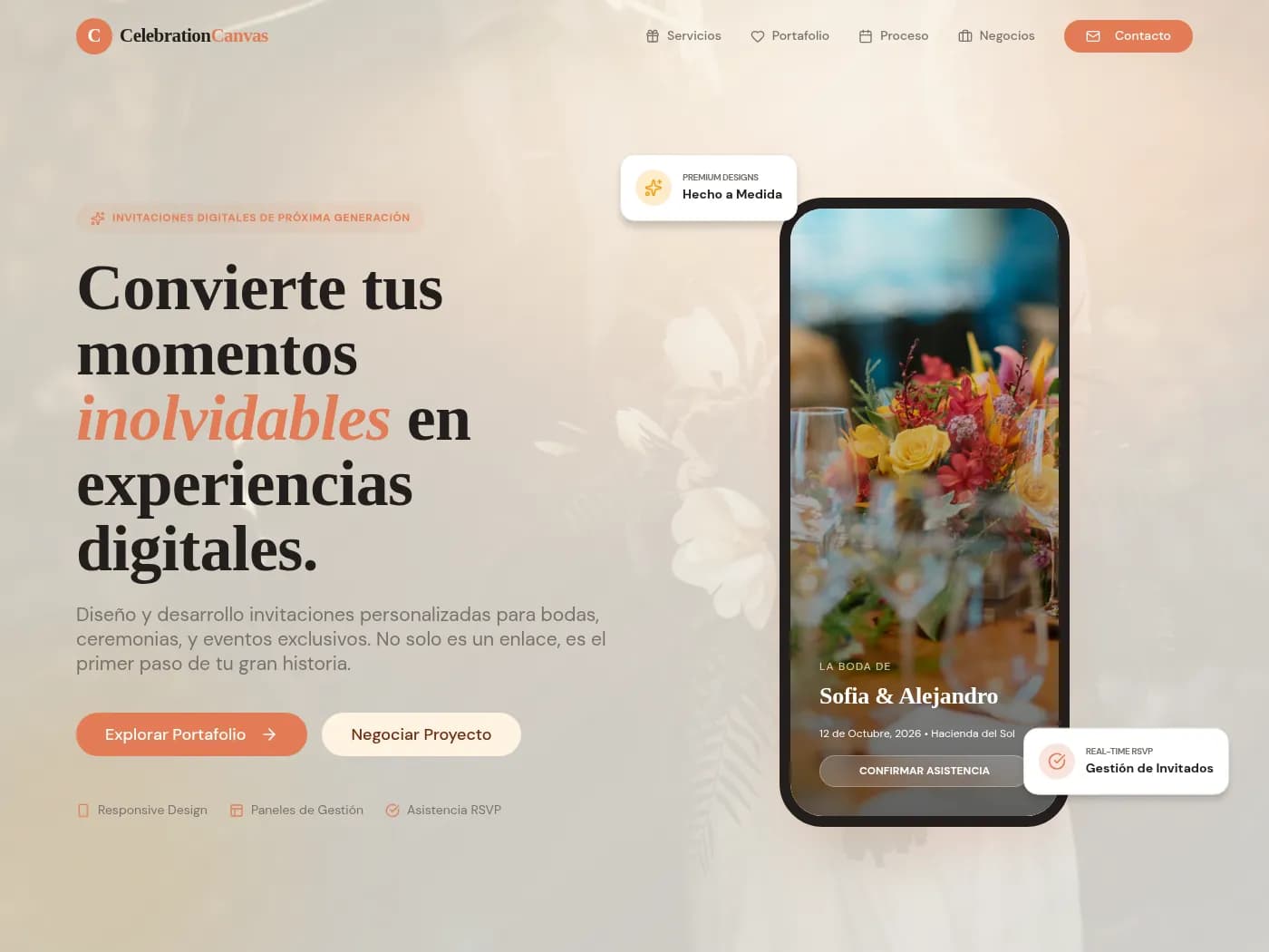 Invitation Web Portfolio