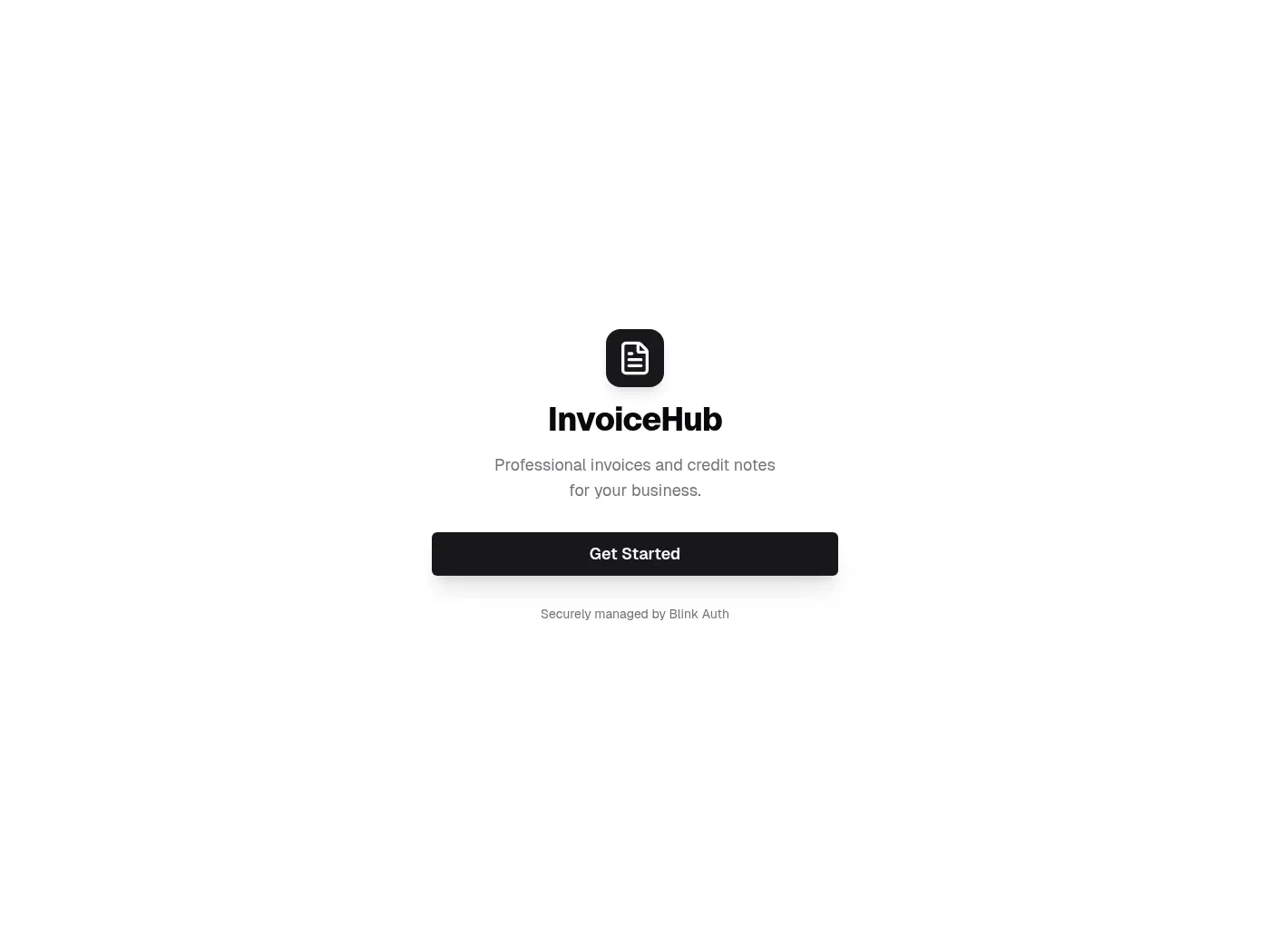 Invoice & Credit Note Hub