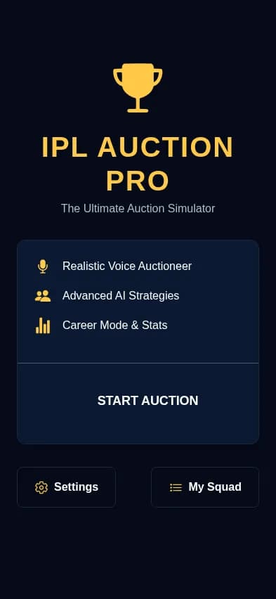 IPL Auction Pro