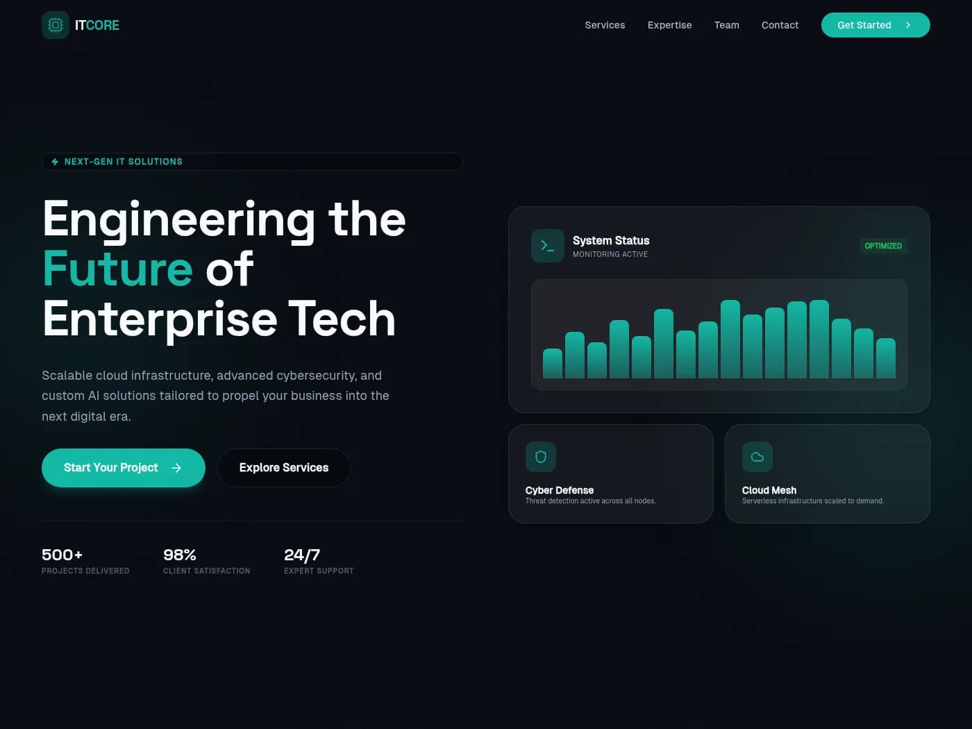 Informatique Web Template