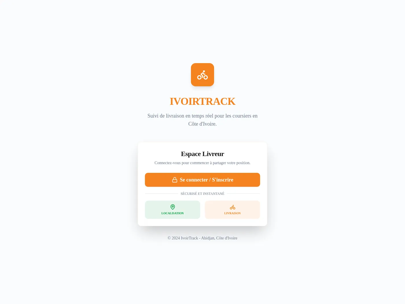 IvoirTrack Real-Time Delivery