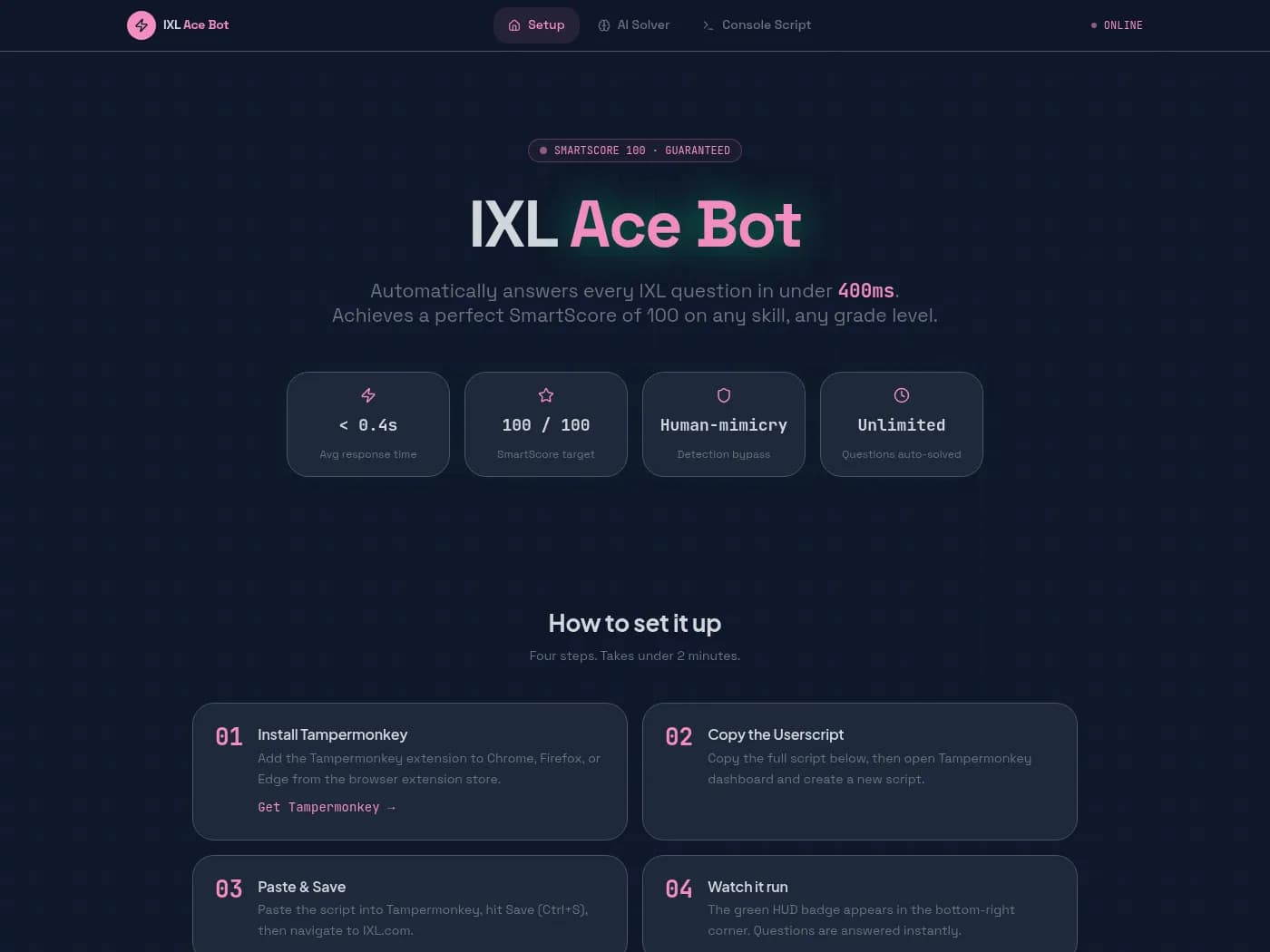 IXL Ace Bot