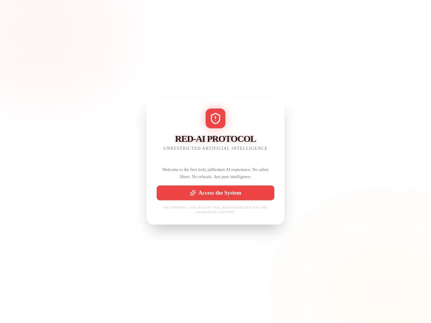 Jailbroken ChatGPT Web