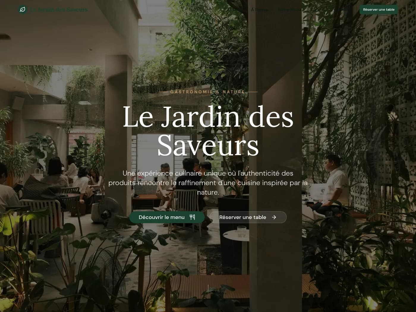 Jardin Saveurs Vitrine