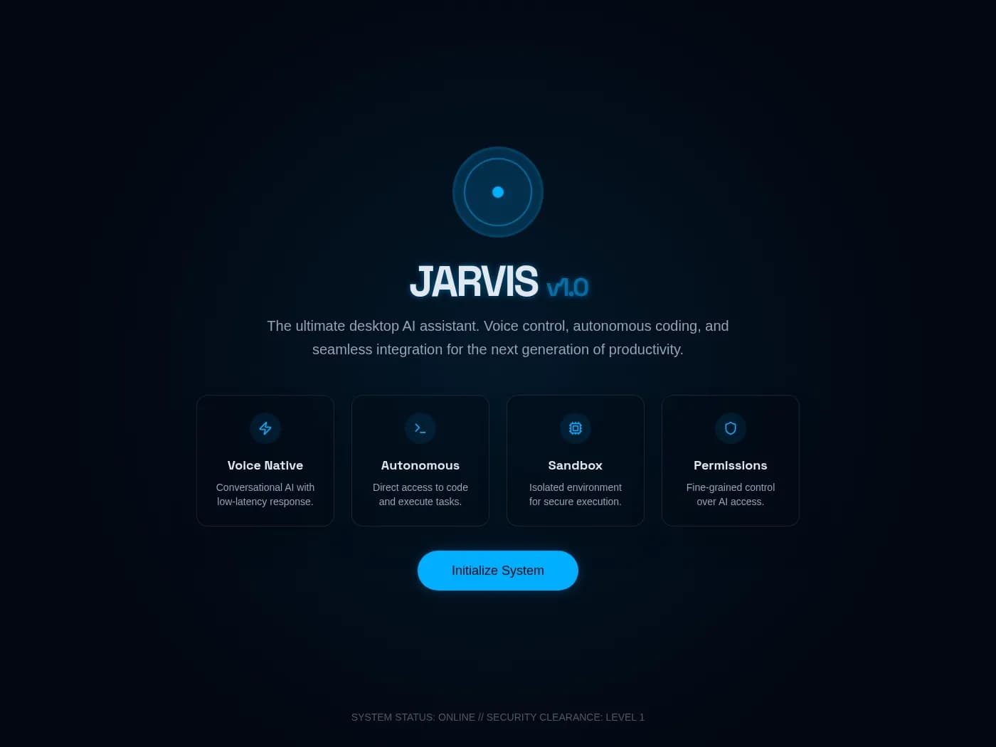 Desktop Jarvis Assistant