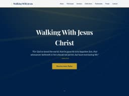 Walking With Jesus Christ