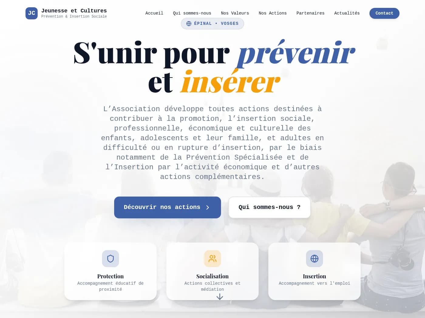 Jeunesse et Cultures Site