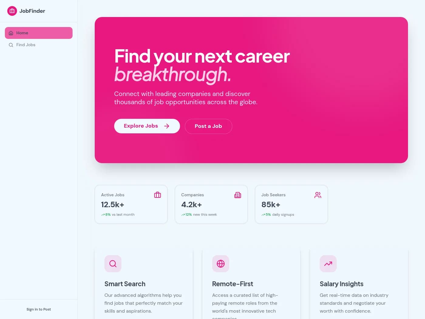 JobFinder Portal