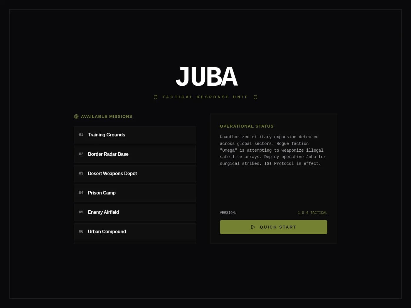 JUBA Tactical FPS