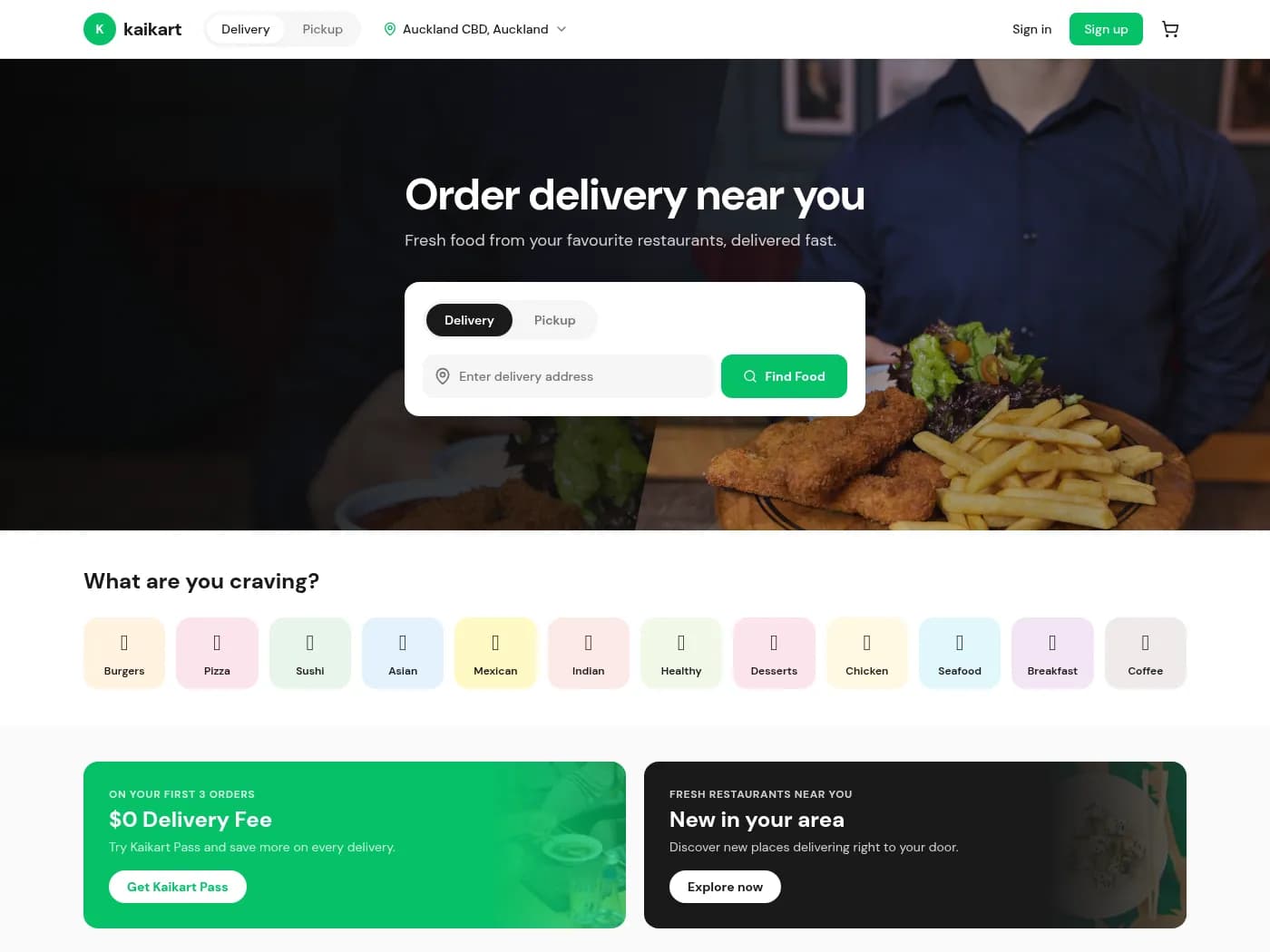 Kaikart Food Delivery