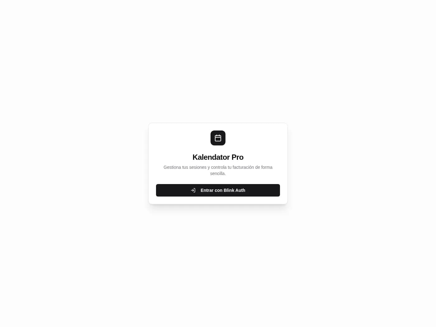 Kalendator Pro Sessions