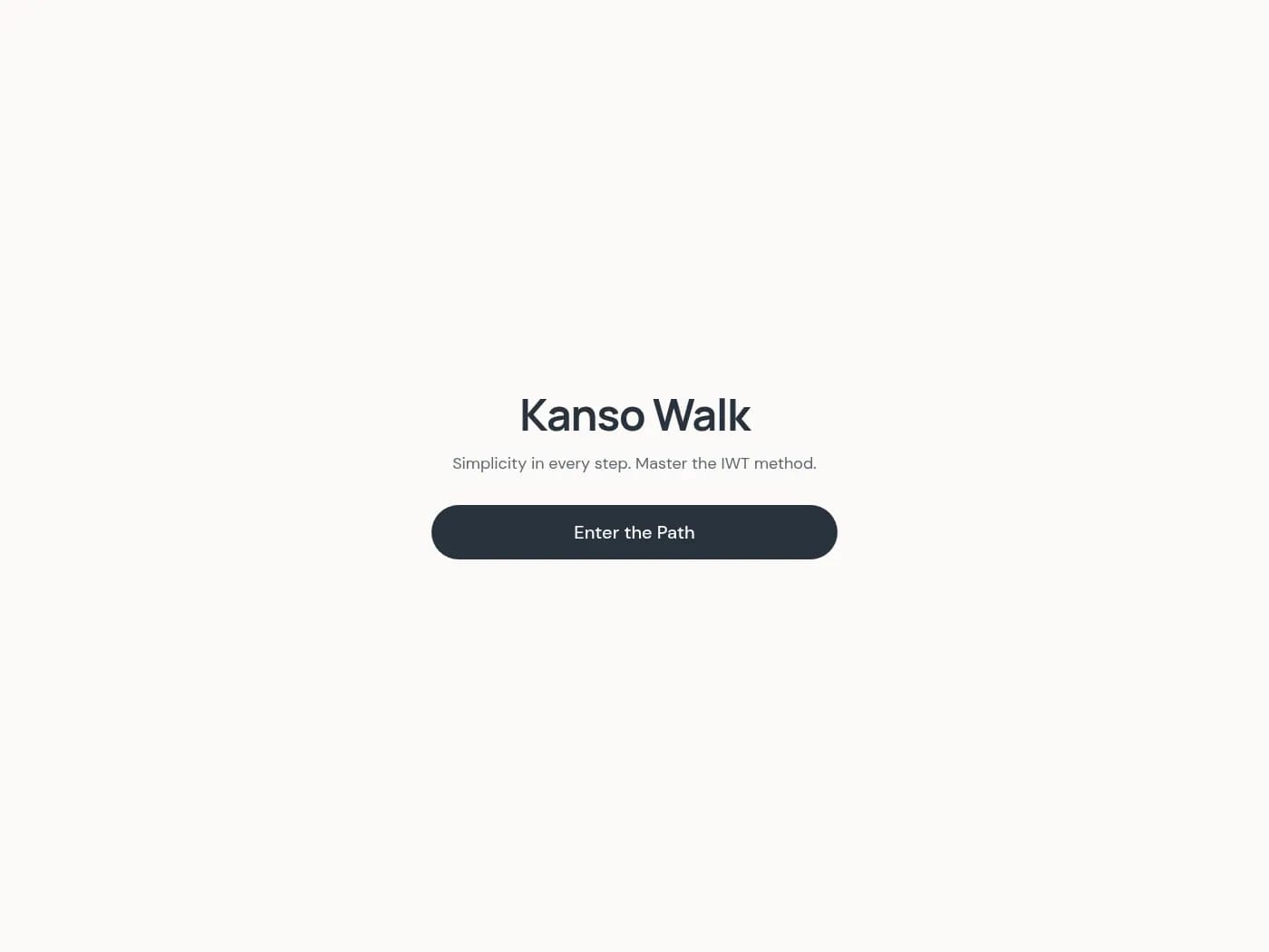 Kanso Walk