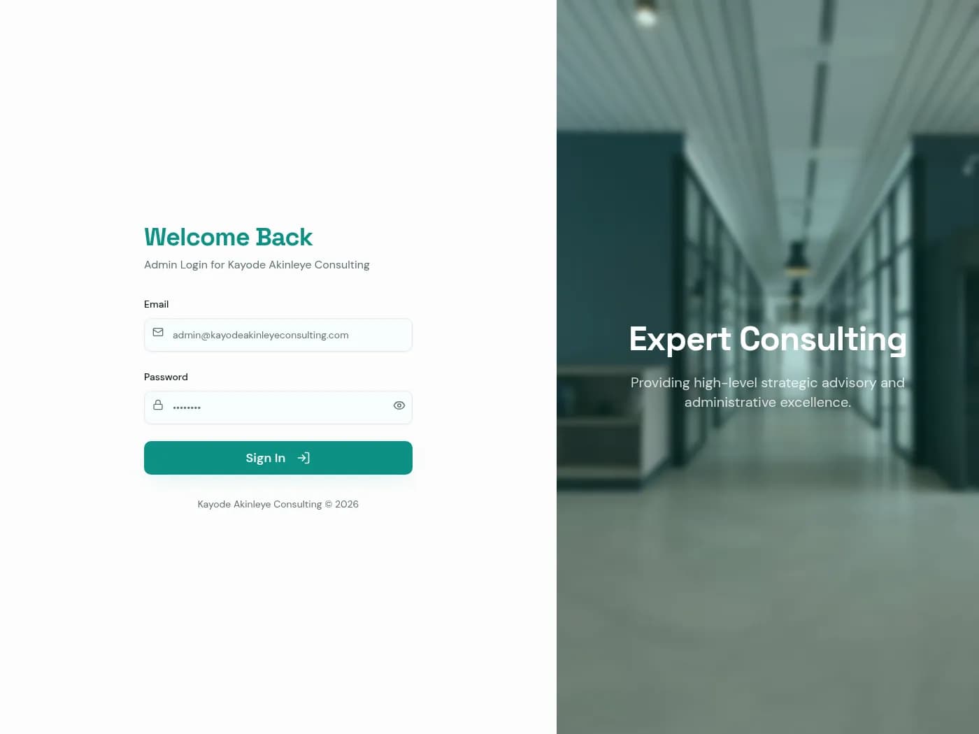 Kayode Admin Dashboard