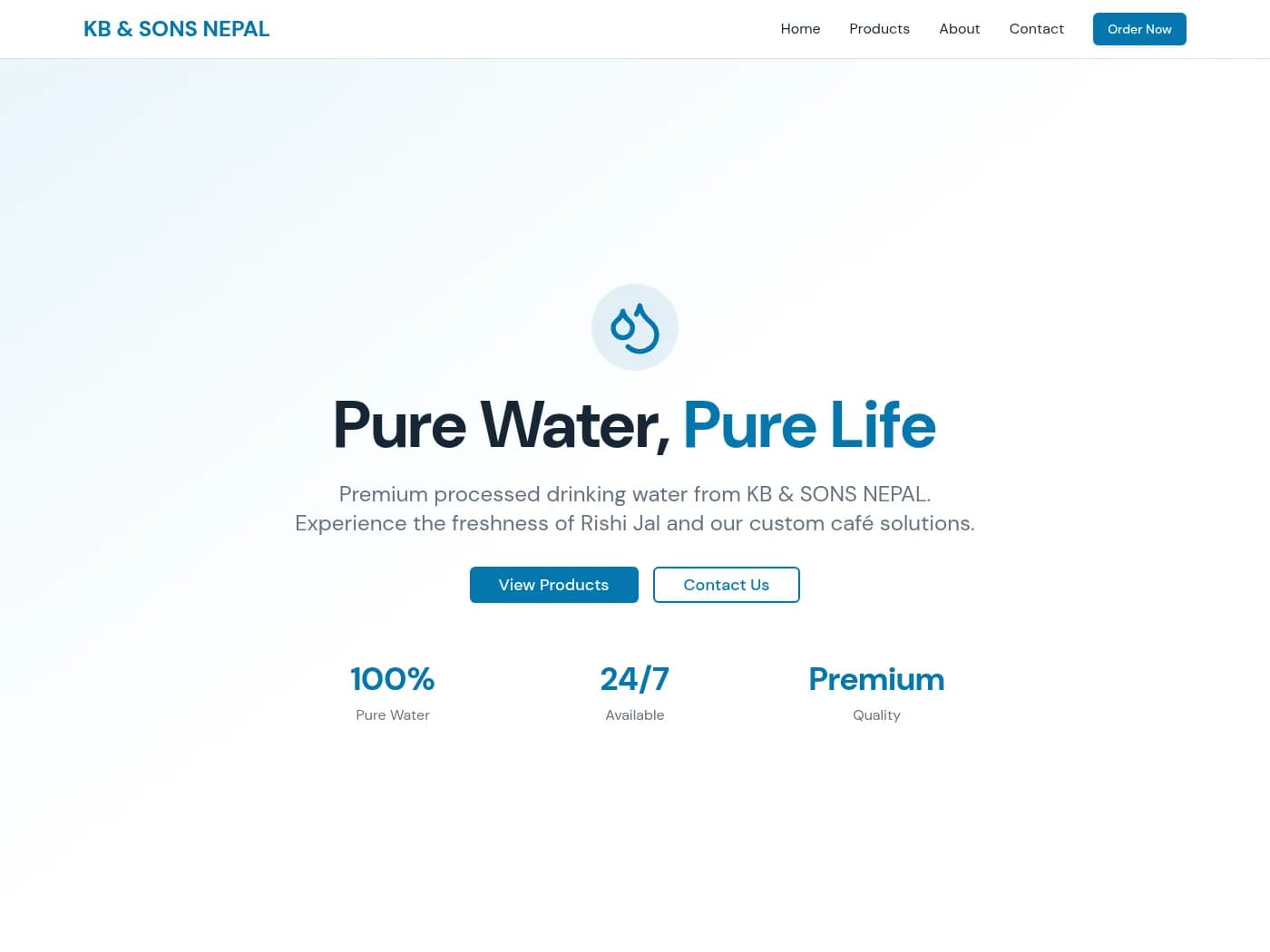 KB & Sons Water Site