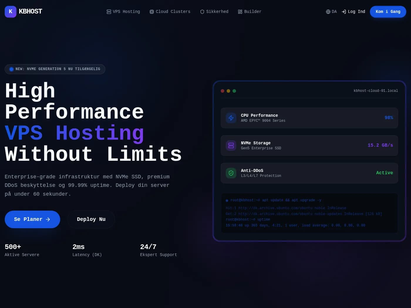KBHOST Enterprise Hosting Site