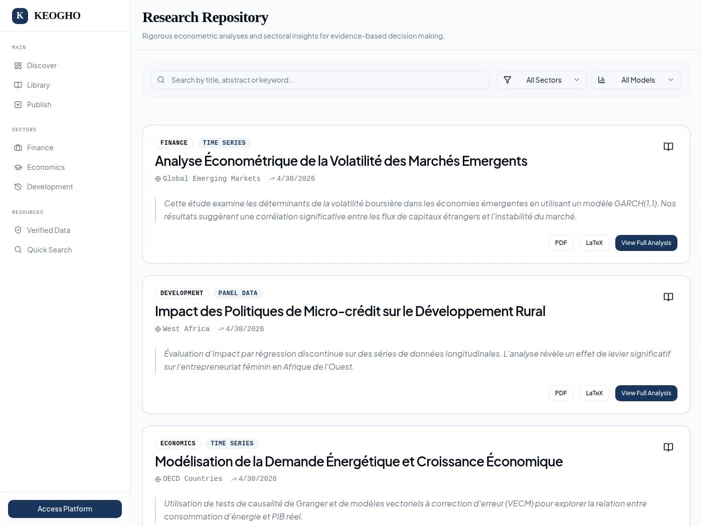Keogho Research Hub