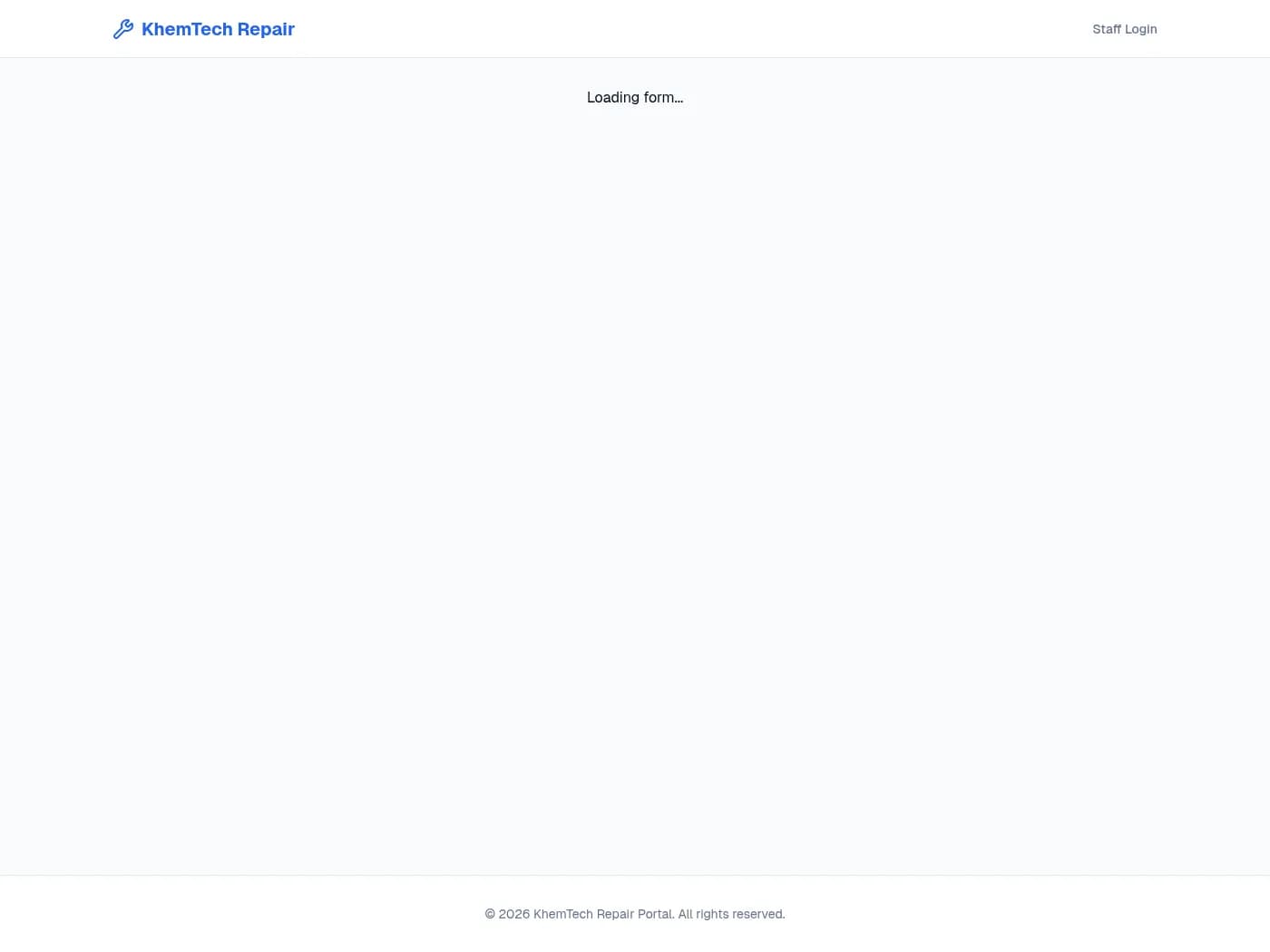 KhemTech Repair Portal