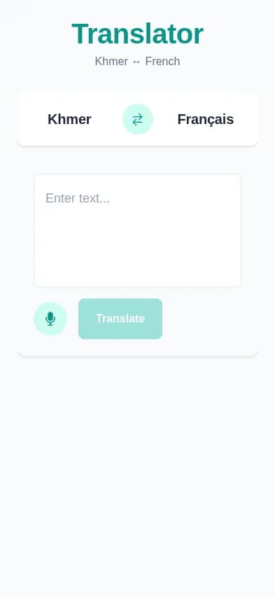 Khmer-French Translator