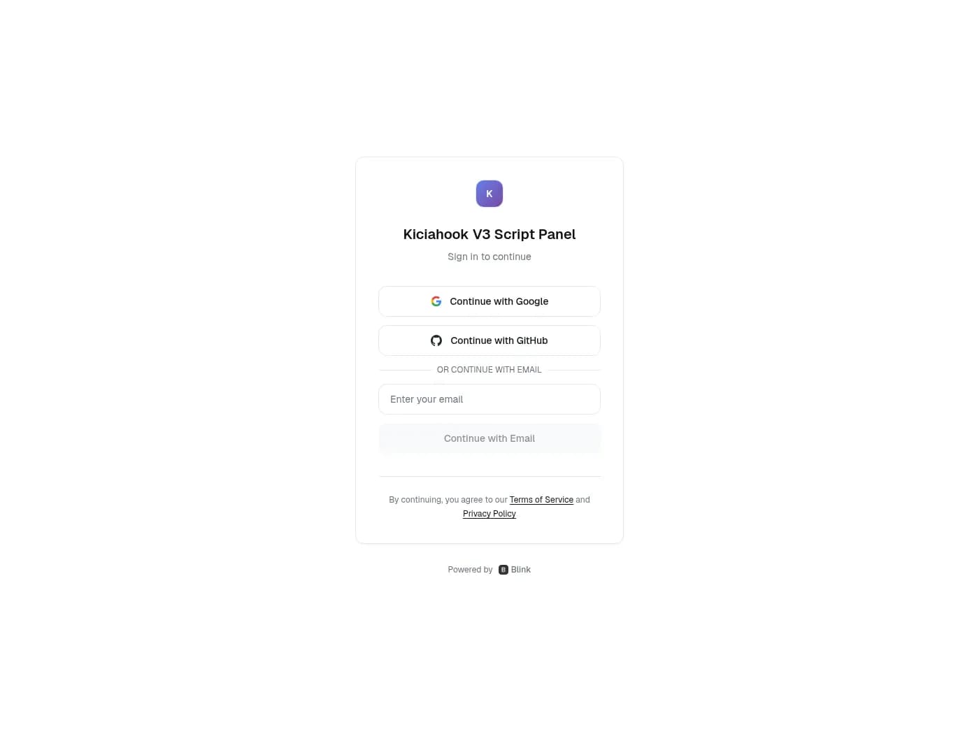 Kiciahook V3 Script Panel