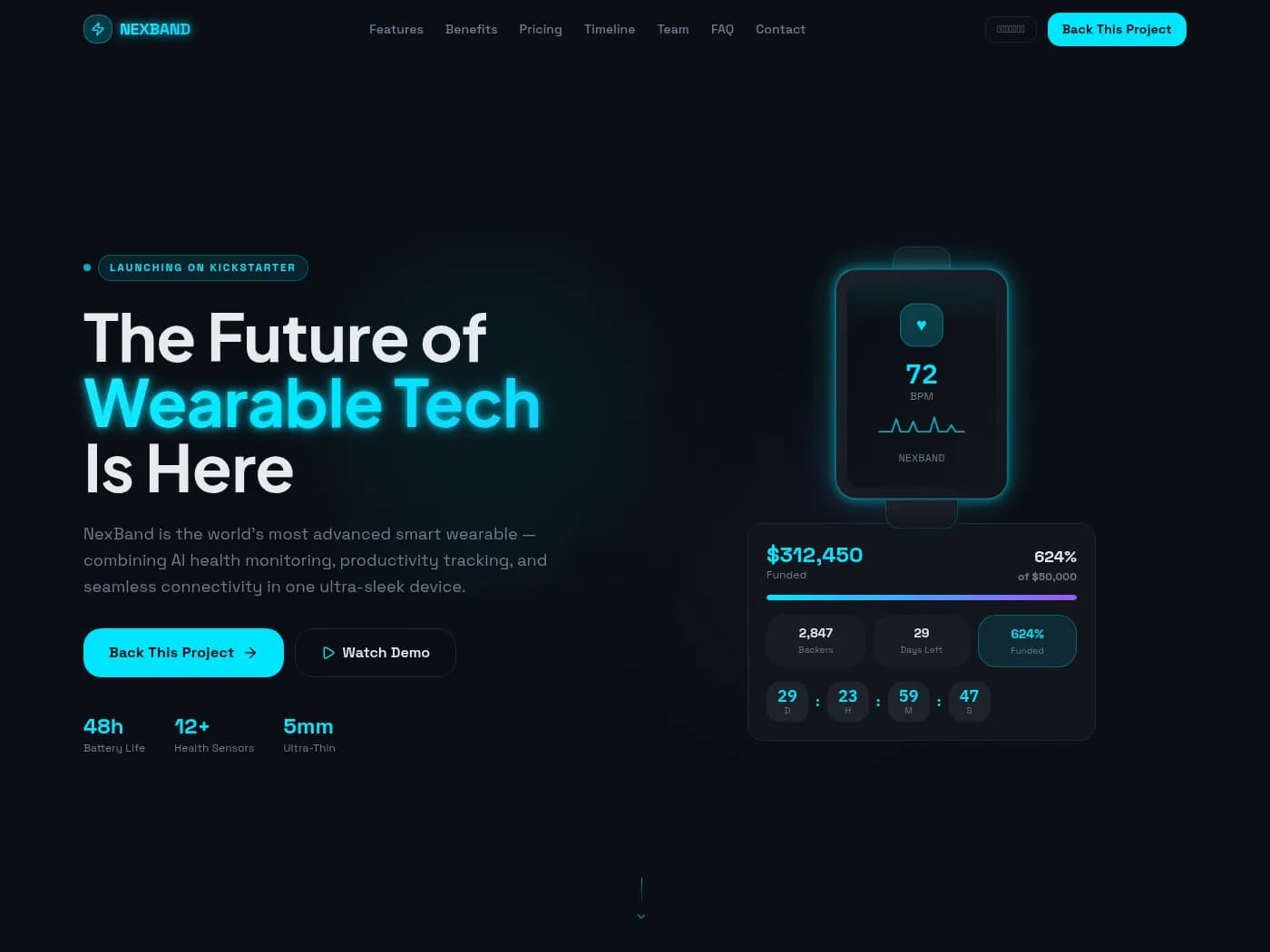 TechSpark Landing Page