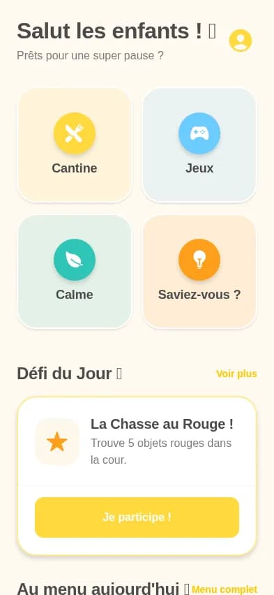 Méridienne Kids App